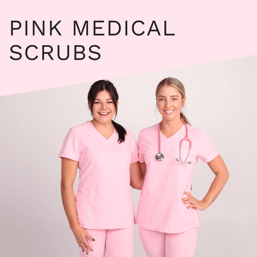 Women's Pink Scrubs | Fit Right Medical Scrubs | Australia