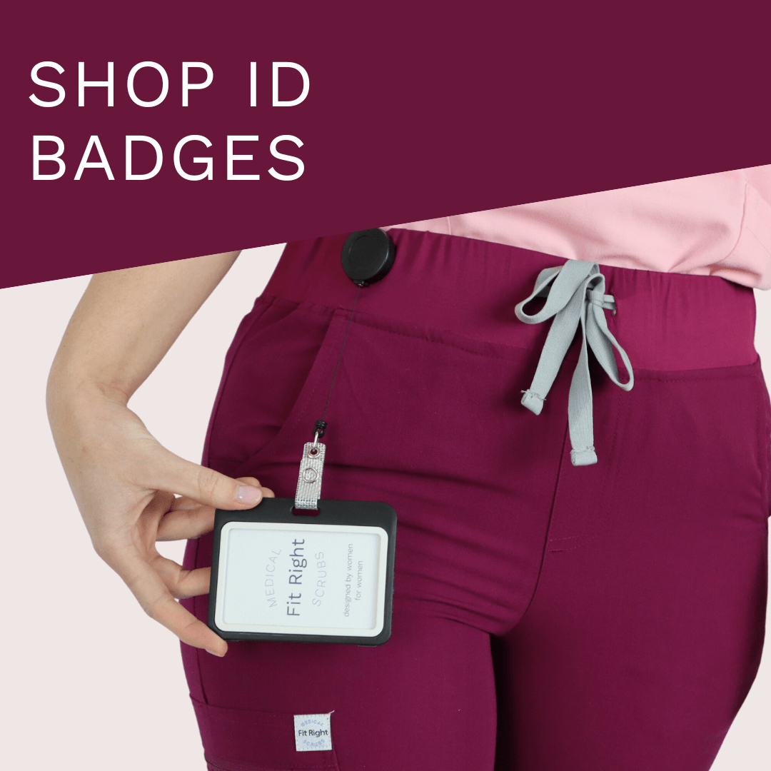 ID Badges | Black & Grey | Vertical and Horizontal – Fit Right Medical ...