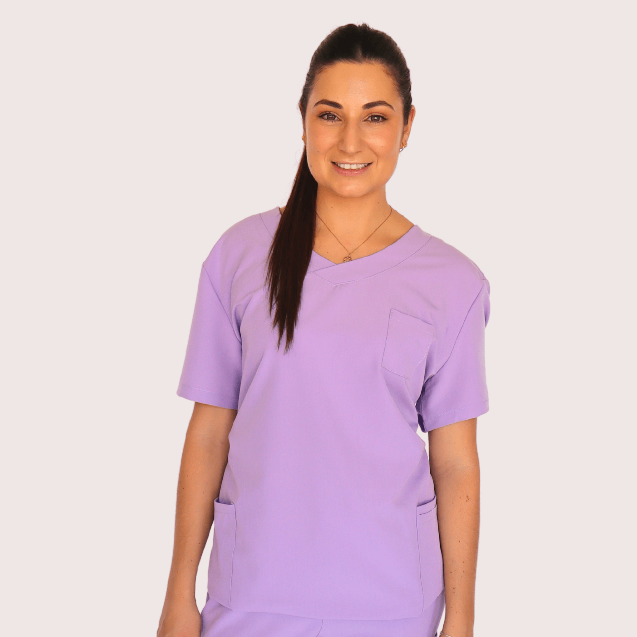 Medical Scrub Top | Lilac | Medical Scrubs Made for Nurses in Australia ...
